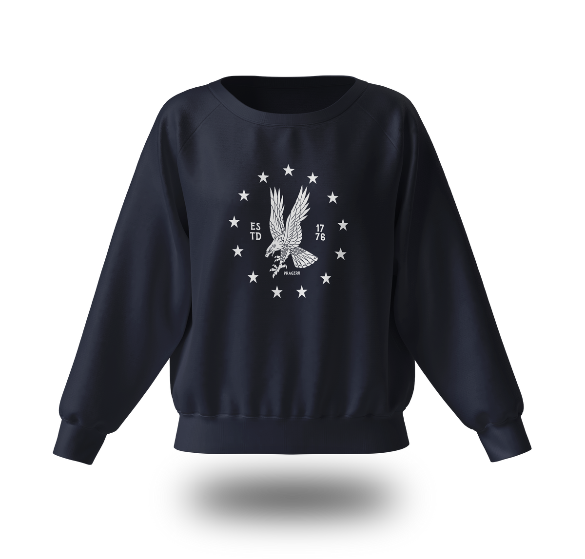 Freedom Eagle White Emblem Sweatshirt – PragerU